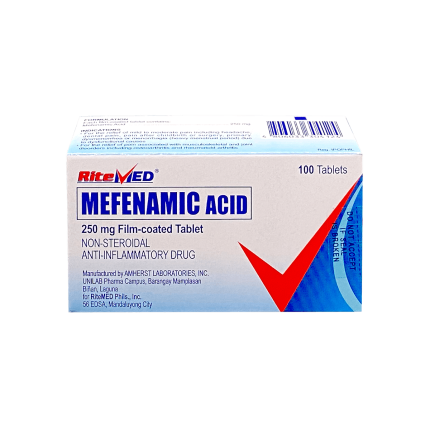 RITEMED Mefenamic Acid 250mg Film-Coated Tablet 100's price in the ...